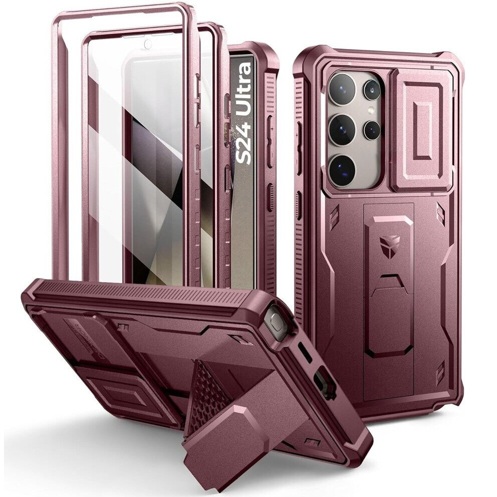 Etui pancerne do Samsung Galaxy S24 Ultra, Dexnor Full Body (Two Frames ...