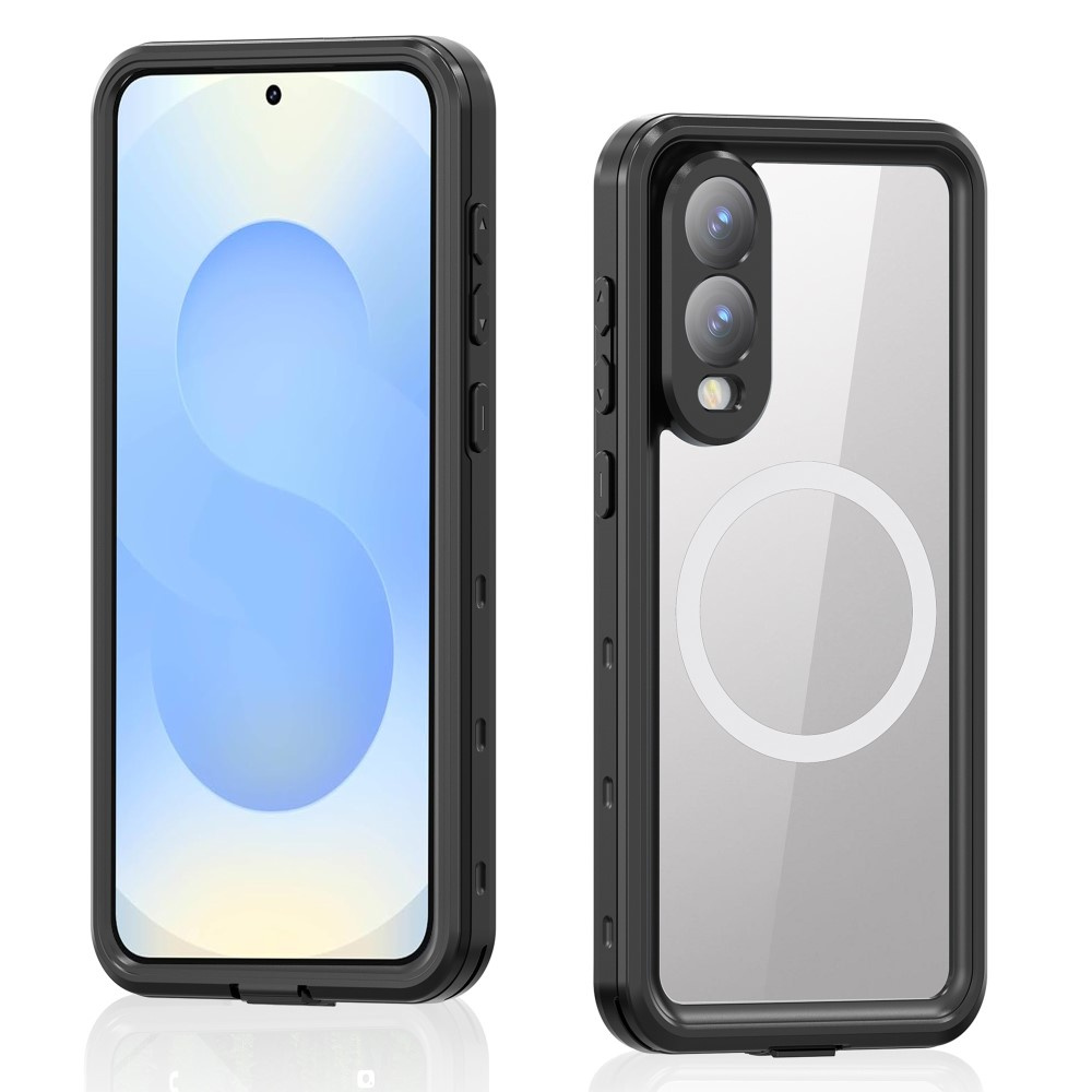 Redpepper – Wodoodporne etui z MagSafe do Samsung Galaxy S25 Edge - czarne - sklep XGSM.pl