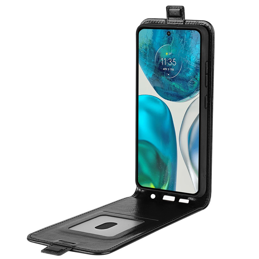 Etui z klapką do Motorola Moto G52 / G82 5G, Flip, czarne - sklep XGSM.pl