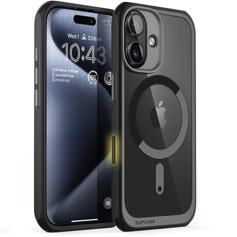 Etui Supcase do iPhone 16, Unicorn Beetle Mag, czarne - sklep XGSM.pl