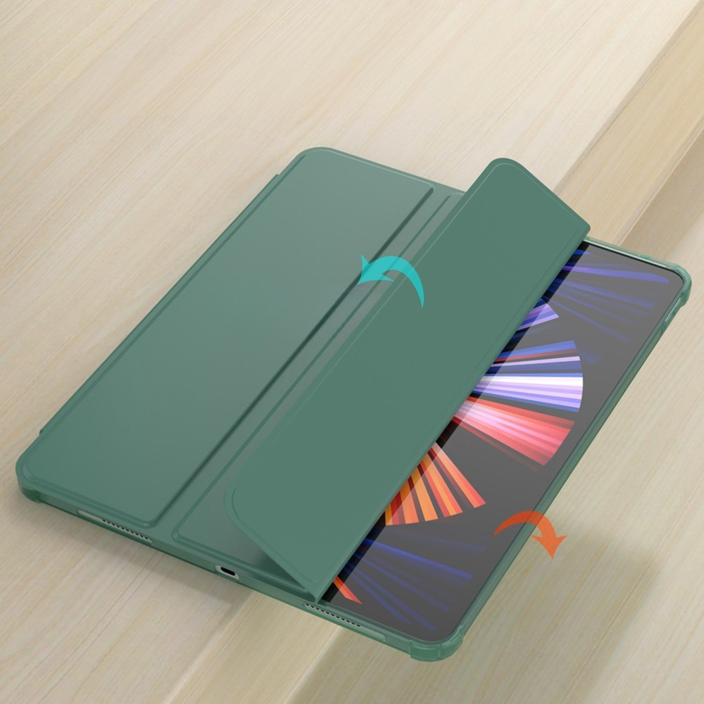 Etui do iPad Pro 12.9" 2022/2021/2020 (6/5/4 gen.), Smart Pencil, z miejscem na rysik, zielone ...