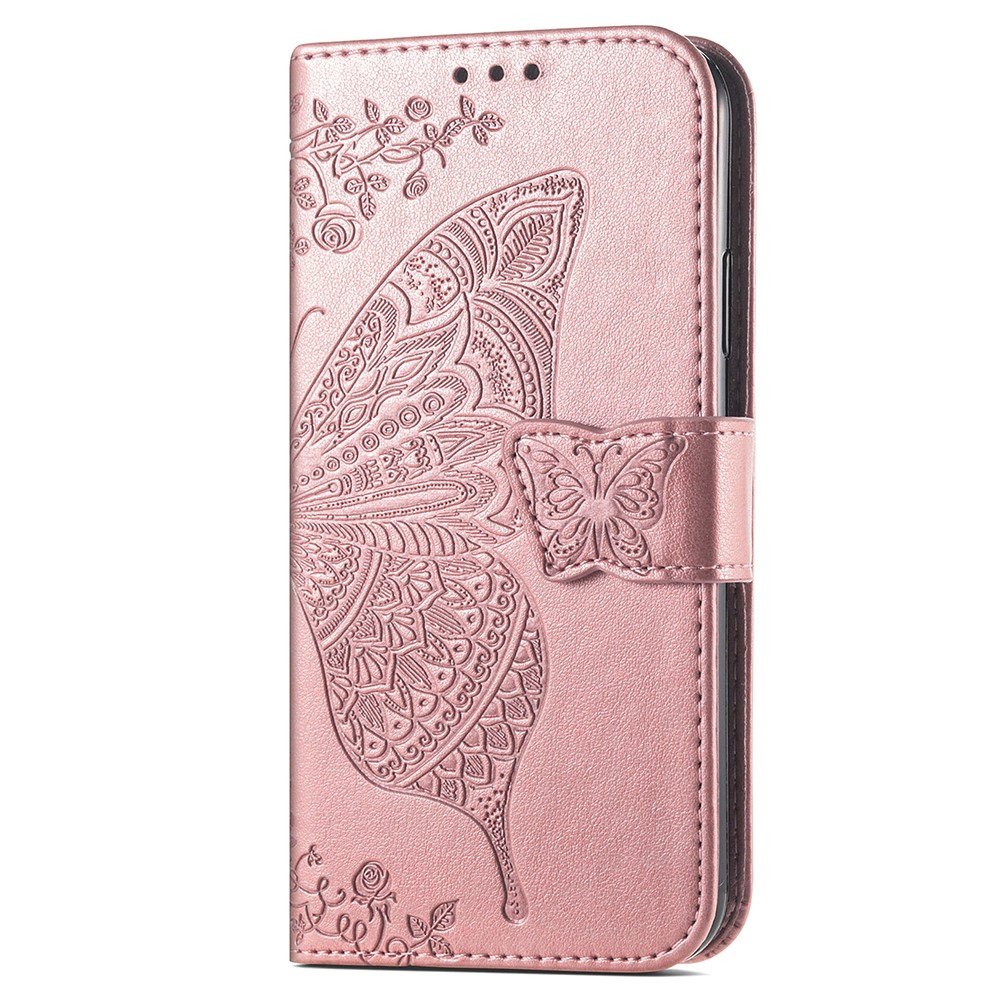 Etui z klapką do Xiaomi Redmi Note 12 4G, Butterfly, różowe rose gold ...